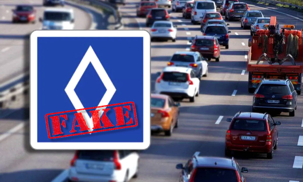 Police warn about fake news about new road sign circulating online ...